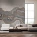 Abstract Landscape Wall Mural, Earth Tones Photo Wallpaper, Boho Wall ...