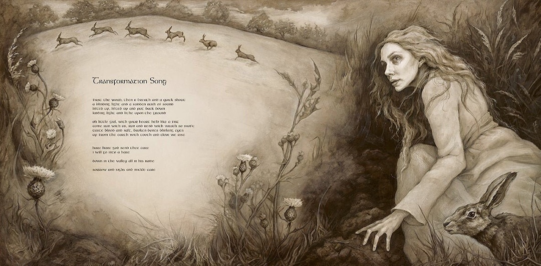 Transformation Song ~ (full Image, With Lyrics) ~ 21 X 42 Cm Print - Etsy