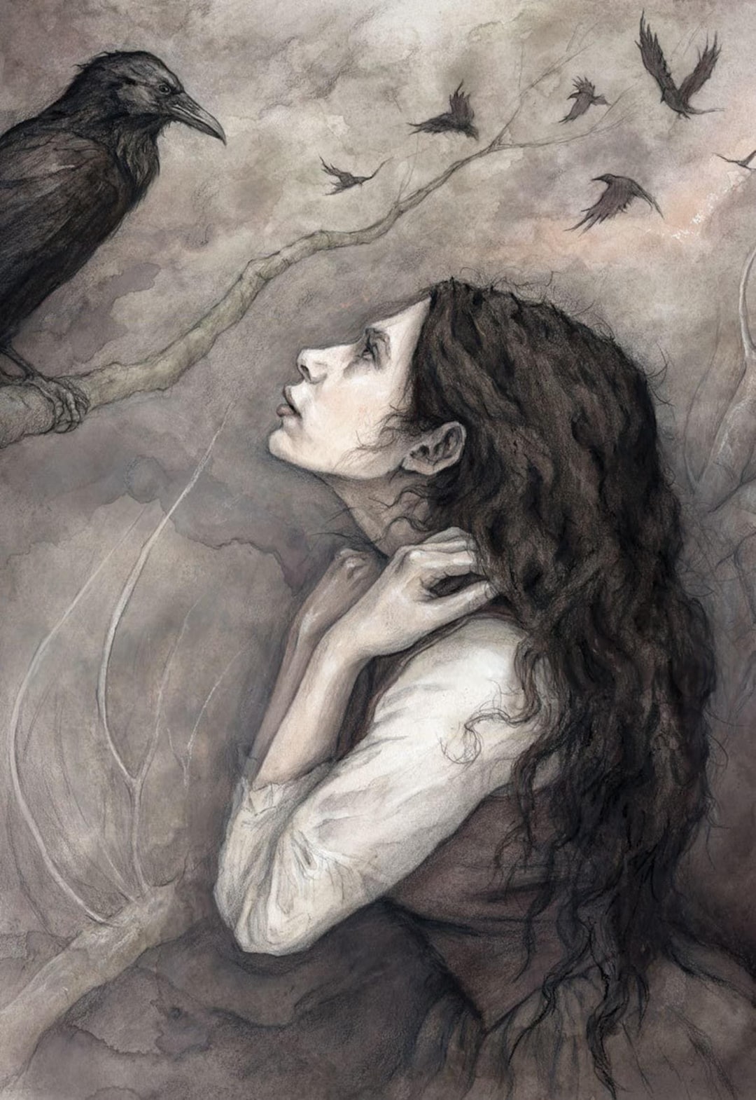 Seven Ravens, Small Print - Etsy