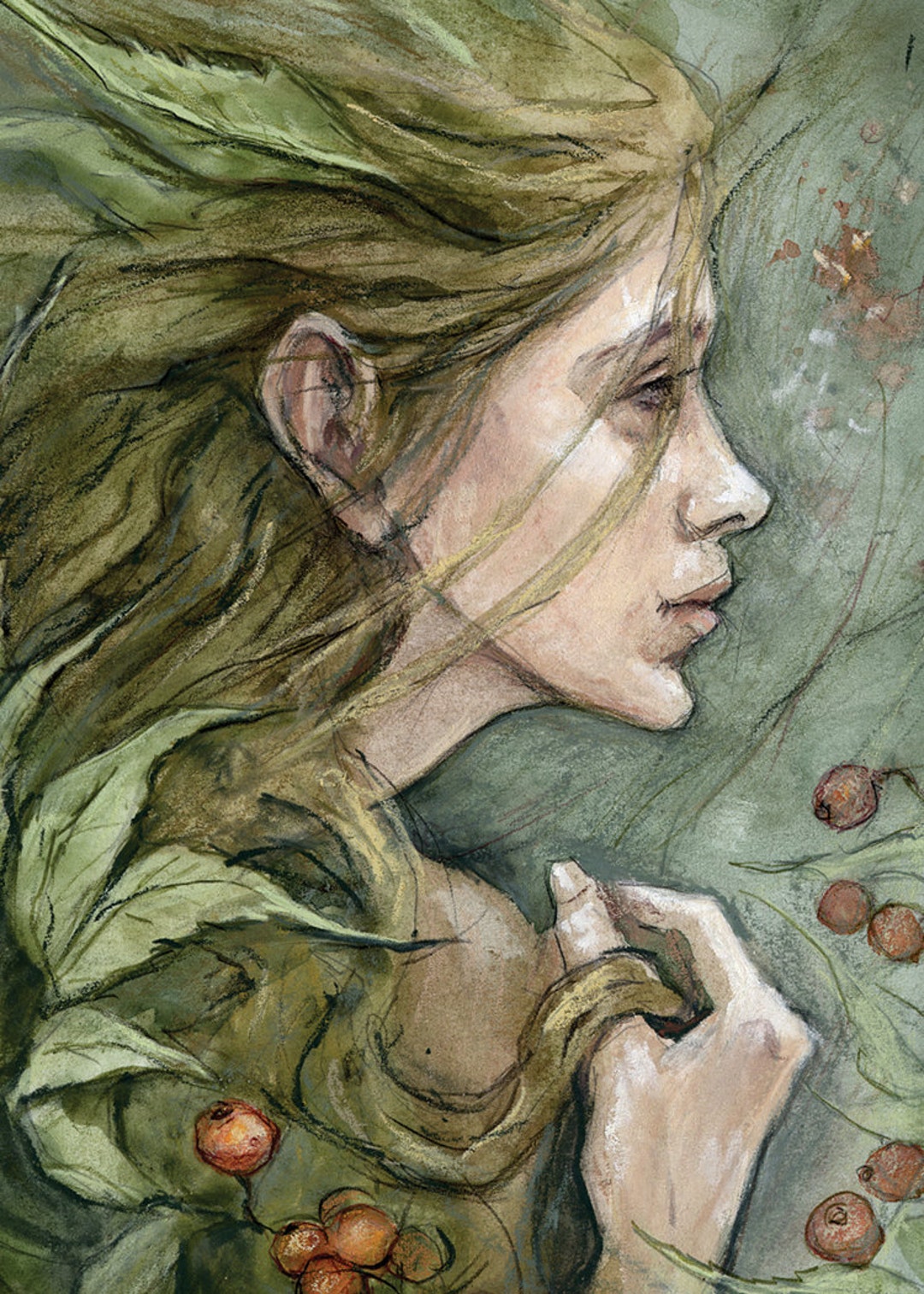 Rowan ~ Small Print (5 X 7 Inches) - Etsy