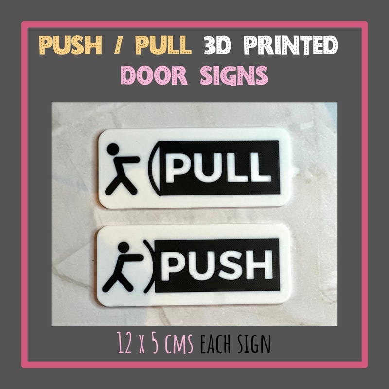 Buy Push Pull Signs Online In India - Etsy India