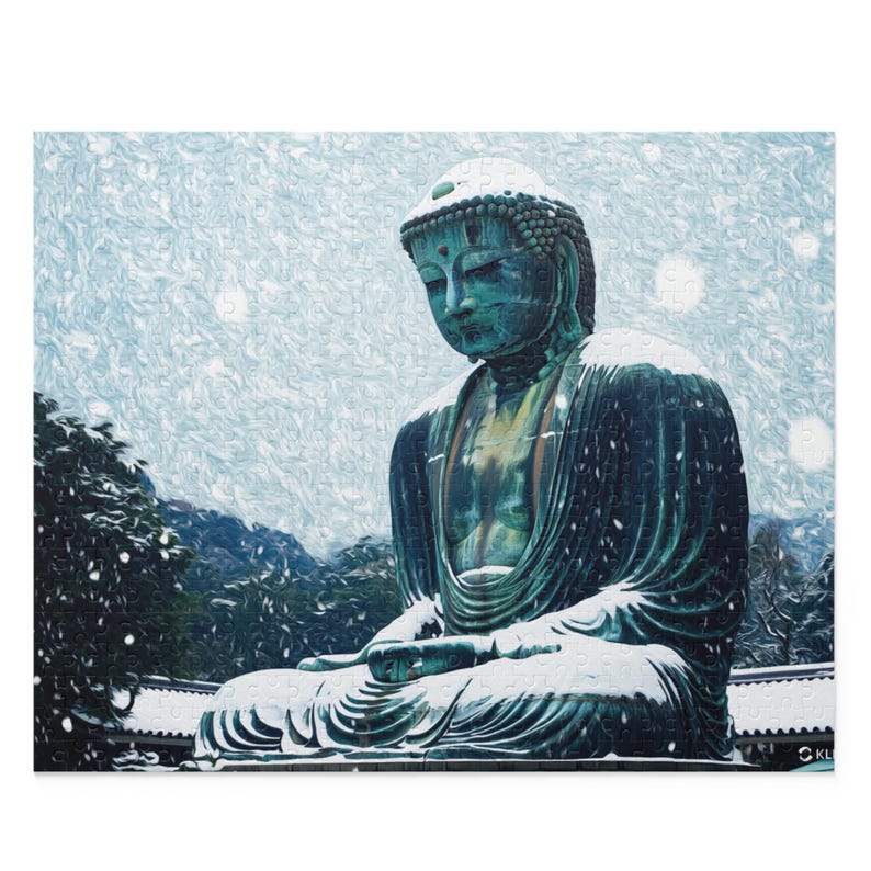 Buddha Puzzle, Vincent Willem Van Gogh Style, Japanese Art Jigsaw ...