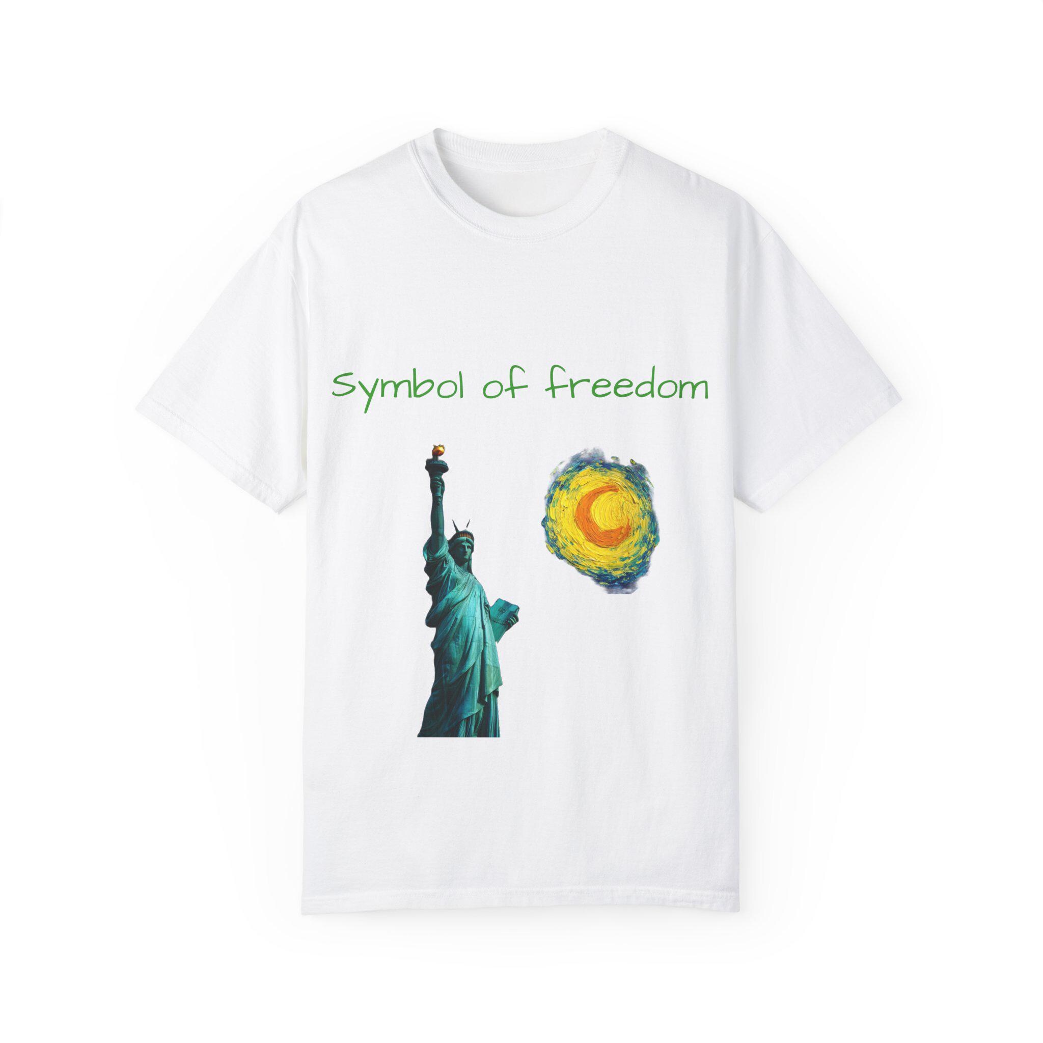 Symbol of freedom Unisex Garment-Dyed T-shirt, Liberty Tee ...