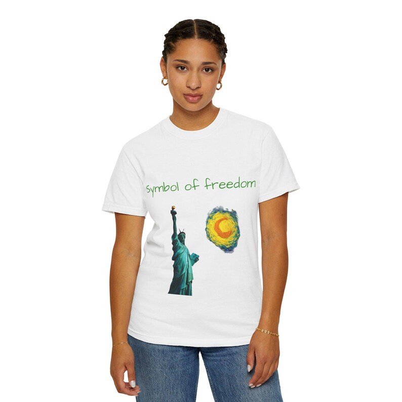 Symbol of freedom Unisex Garment-Dyed T-shirt, Liberty Tee ...
