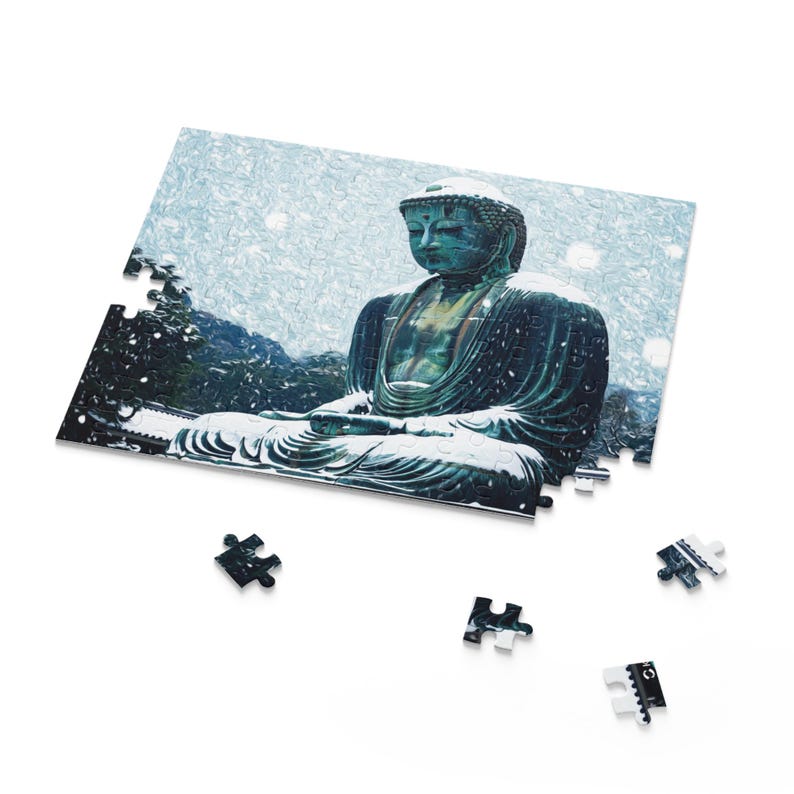 Buddha Puzzle, Vincent Willem van Gogh Style, Japanese Art Jigsaw ...