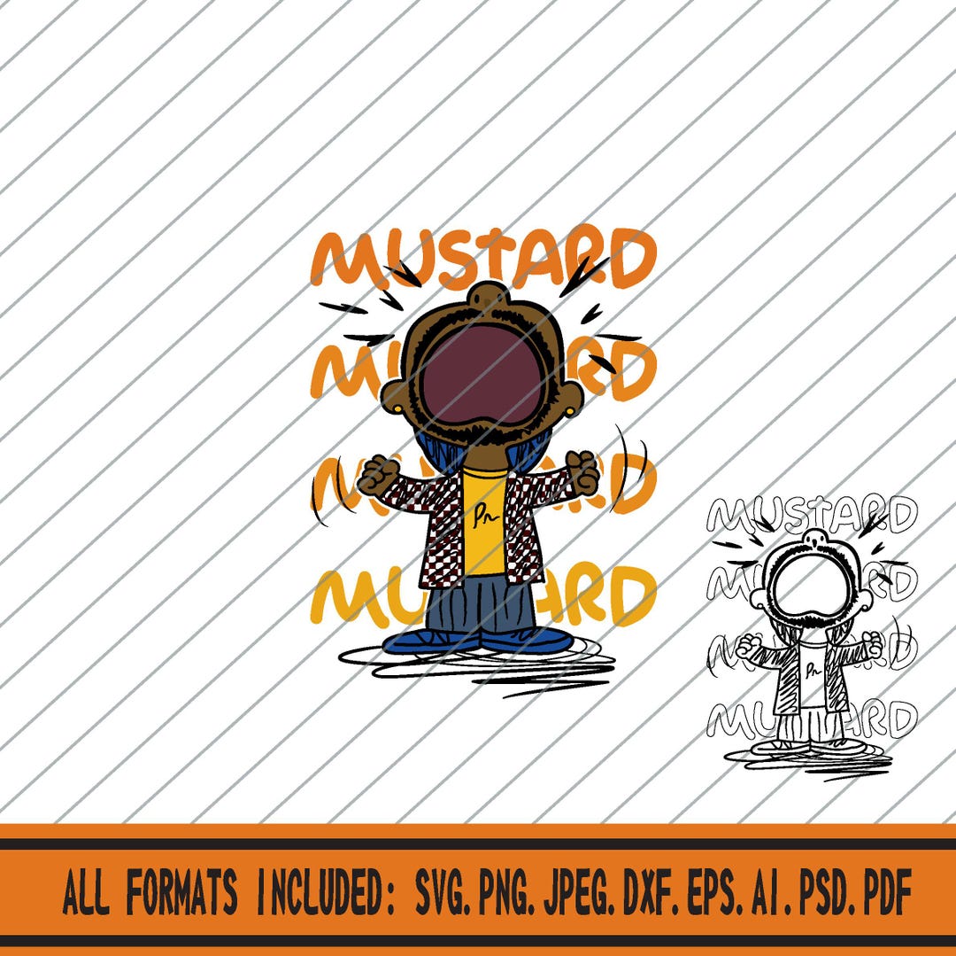 Kendrick Lamar Mustard PNG, SVG, PDF, Tv off Lyrics T-shirt Design, GNX ...