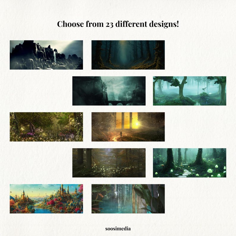Fairycore Notion Covers: Fantasy Banner & GIF Bundle, Digital Stickers ...