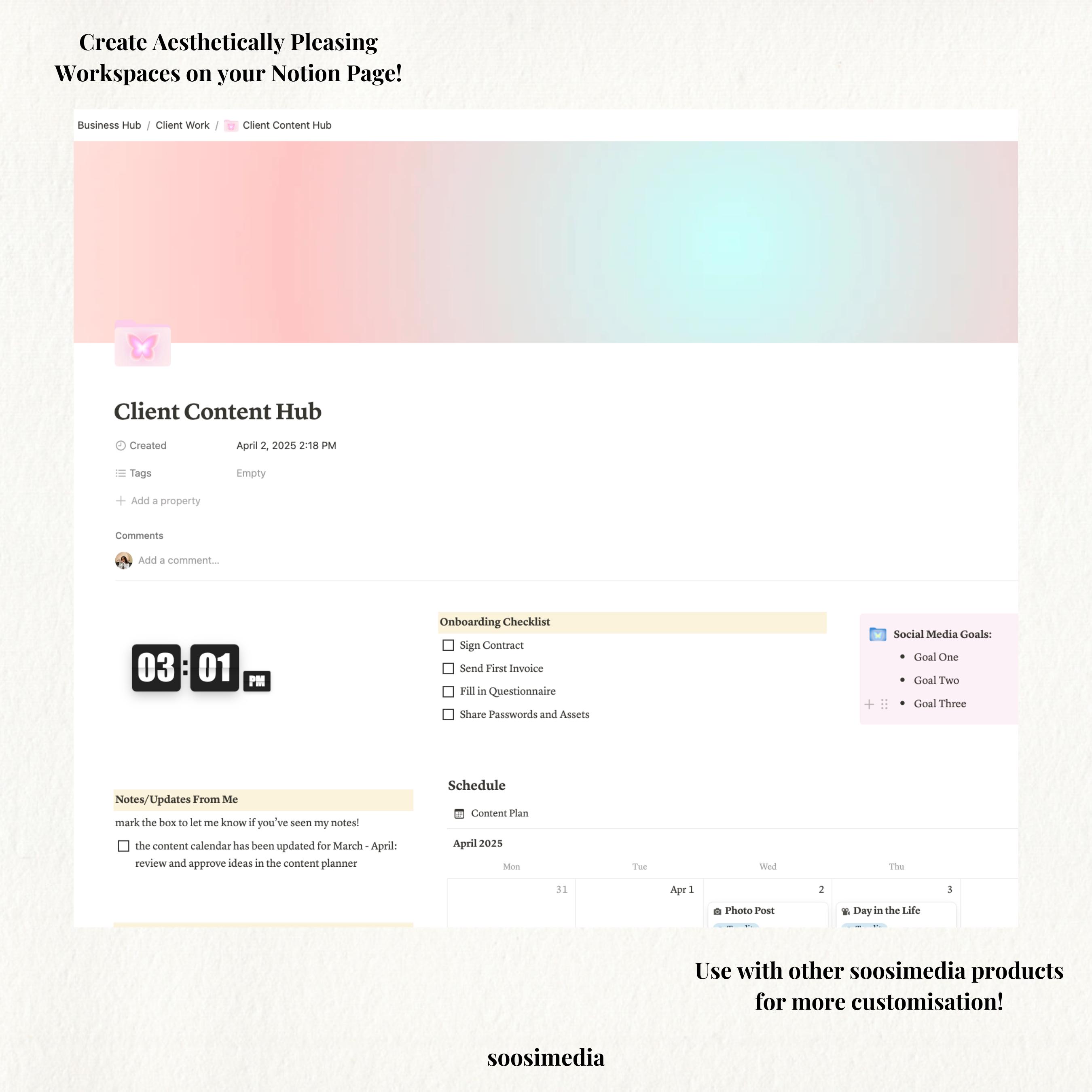 Aura Notion Covers Bundle: 20 Multicolored Banners, Digital Stickers ...