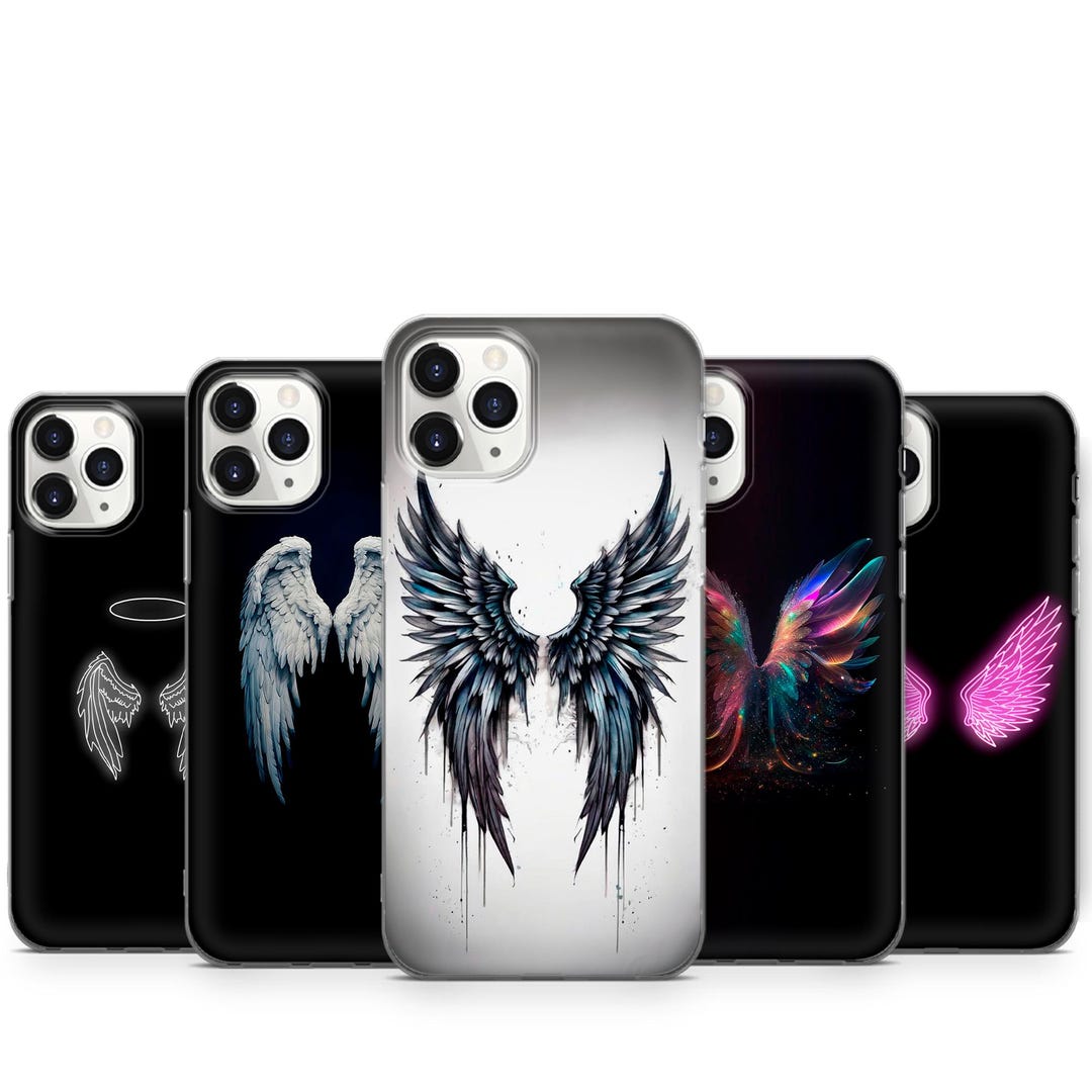Angel Wings Art Phone Case for iPhone 16 Promax 15 14 13 12 11 X XS for ...