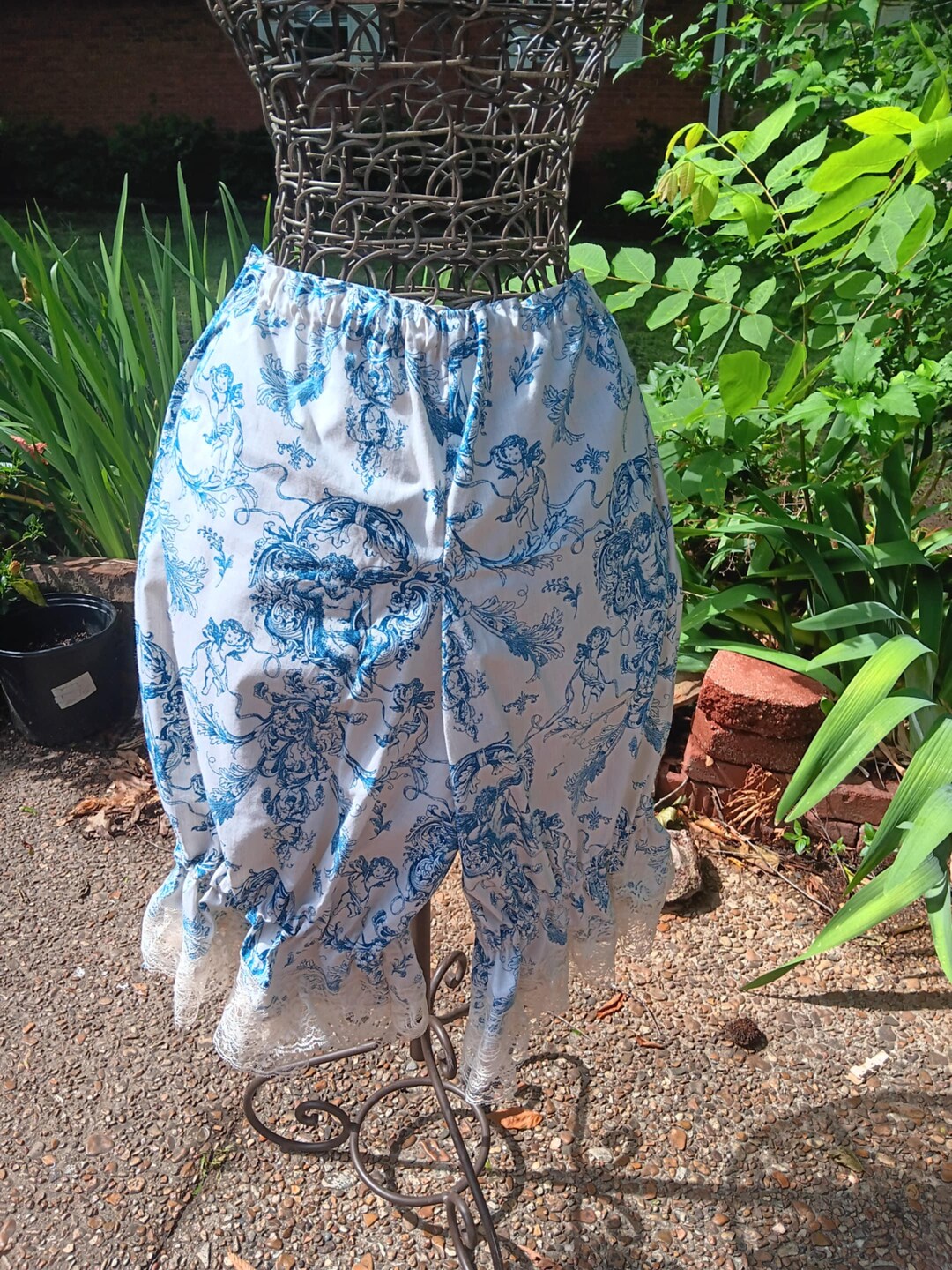 Blue Toile Bloomers XL - Etsy