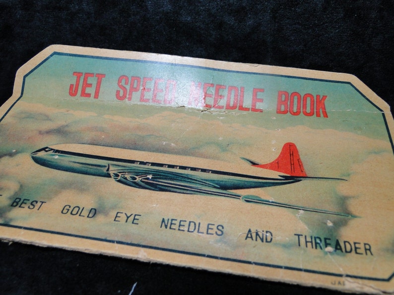 Vintage Jet Speed Needle Book - Etsy