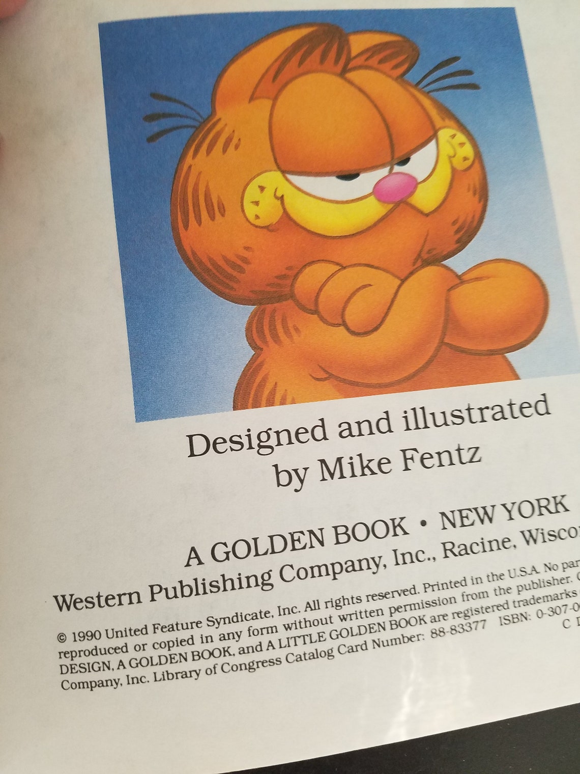 Garfield the Cat Show A Golden Book 1990 Excellent Condition - Etsy