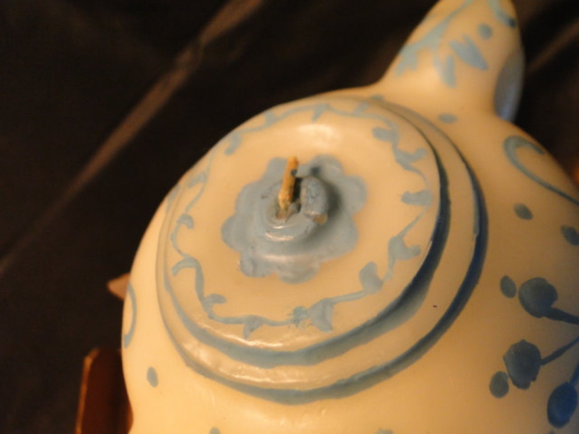 Avon Teapot Candle Gift Collection Blue and White - Etsy
