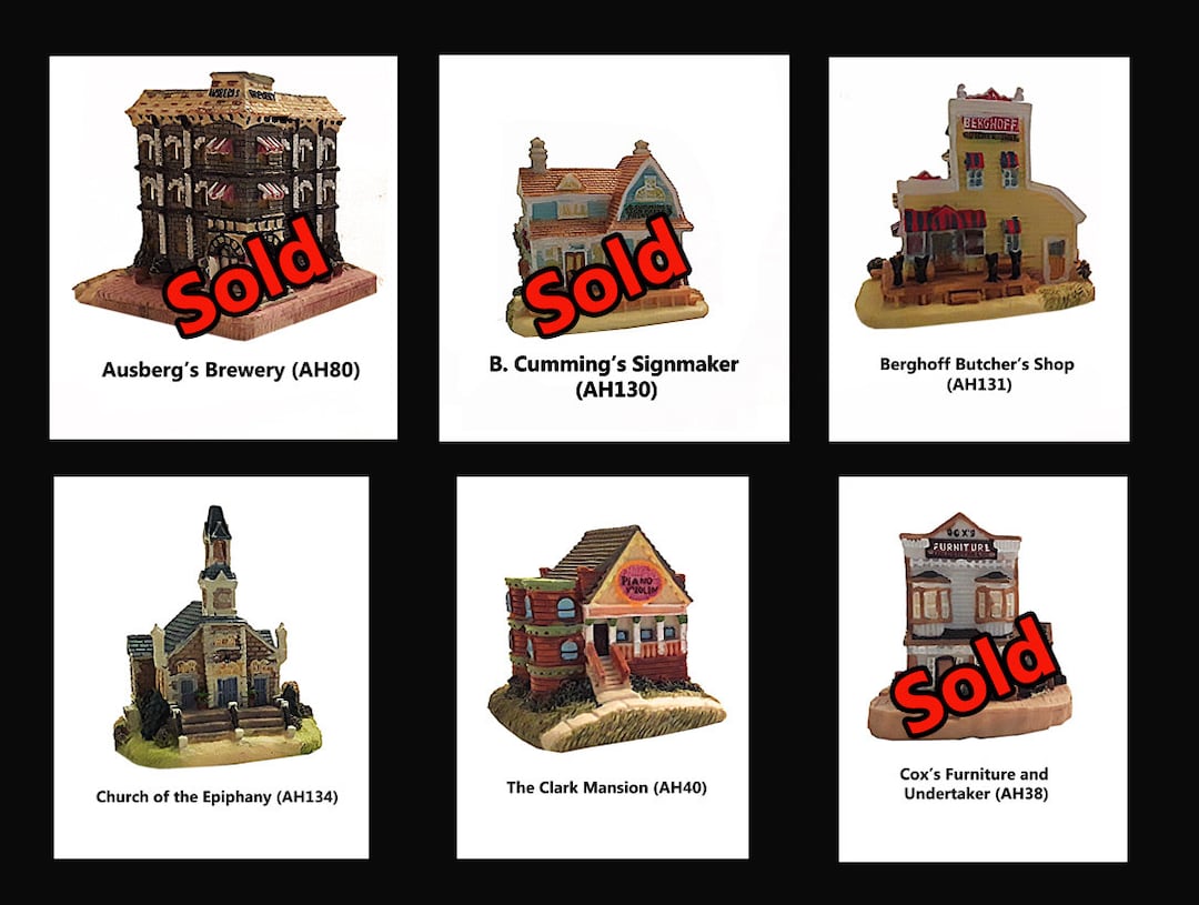 Liberty Falls Houses, American Collection, Vintage, Ceramic, (group 1 ...