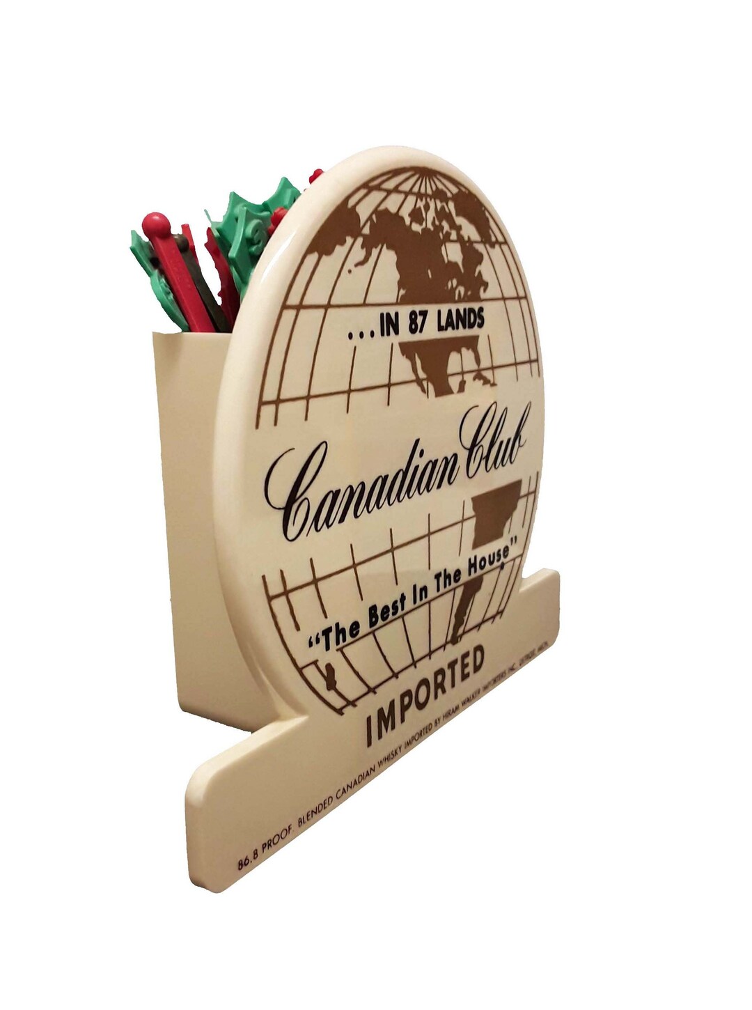 Canadian Club, Whiskey, Promotional, Bar Advertising, Point of Sale ...