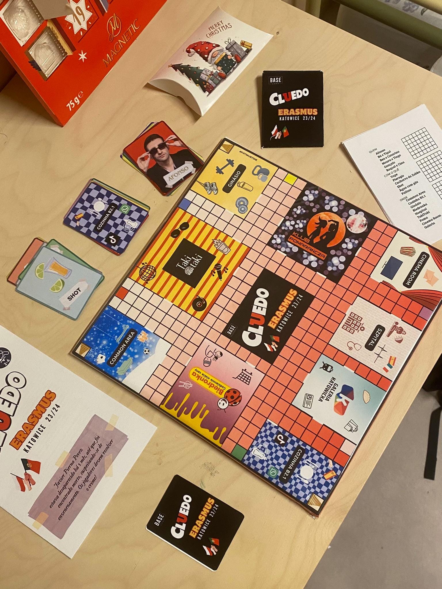 Personalized Cluedo Game Template Perfect for a Gift - Etsy