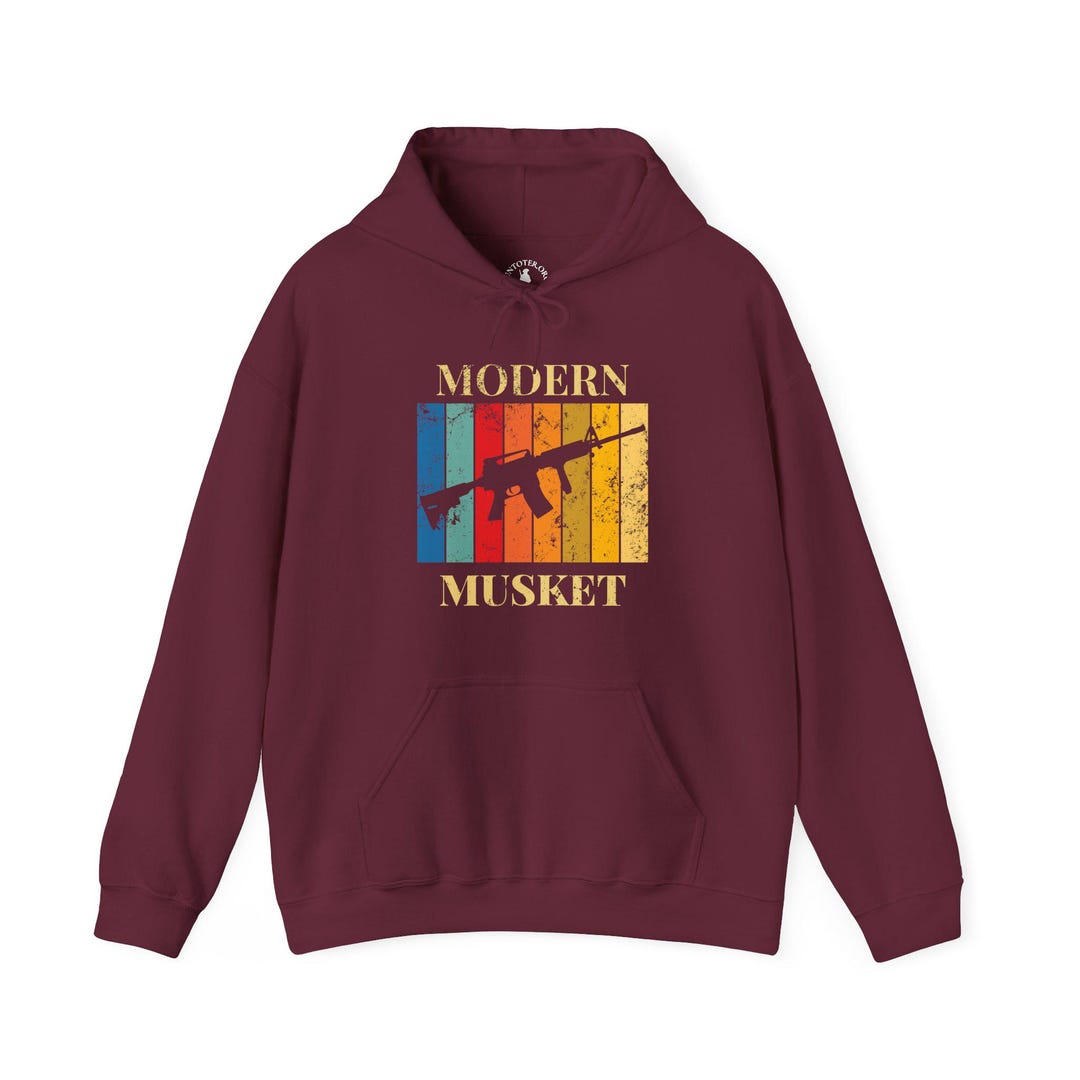 Modern Musket Second Amendment Hoodie Unisex Hooded Sweatshirt ...