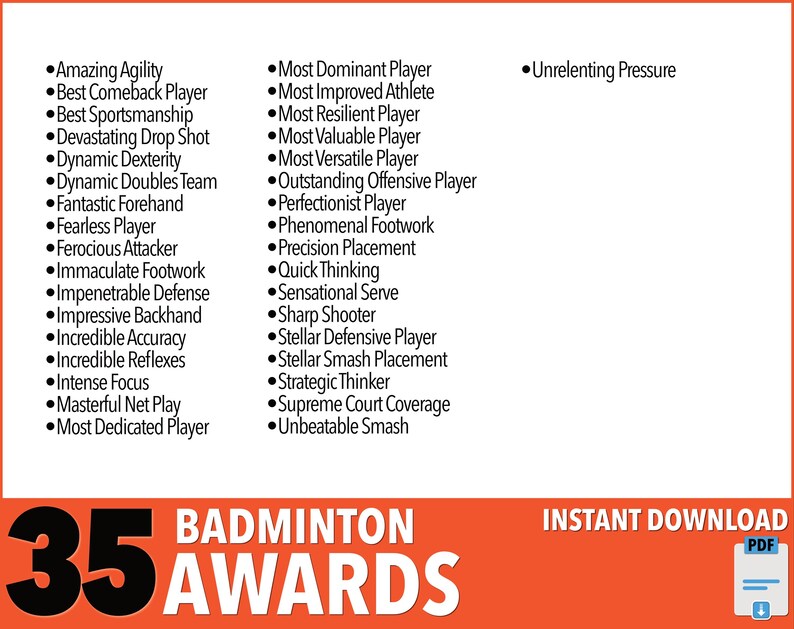Editable Badminton Award Certificates - Etsy