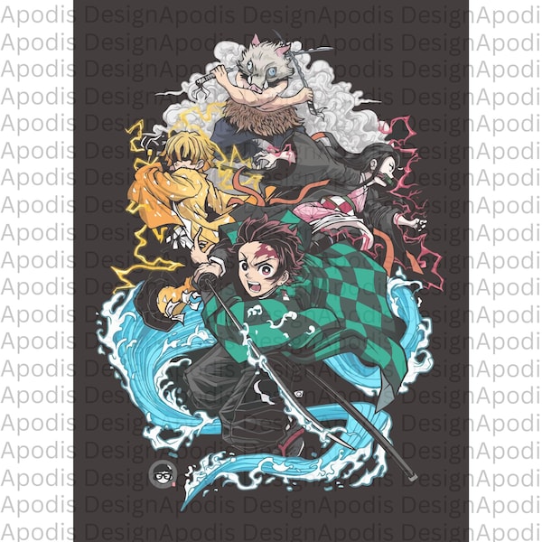 Demon Slayer Patterns Svg - Etsy