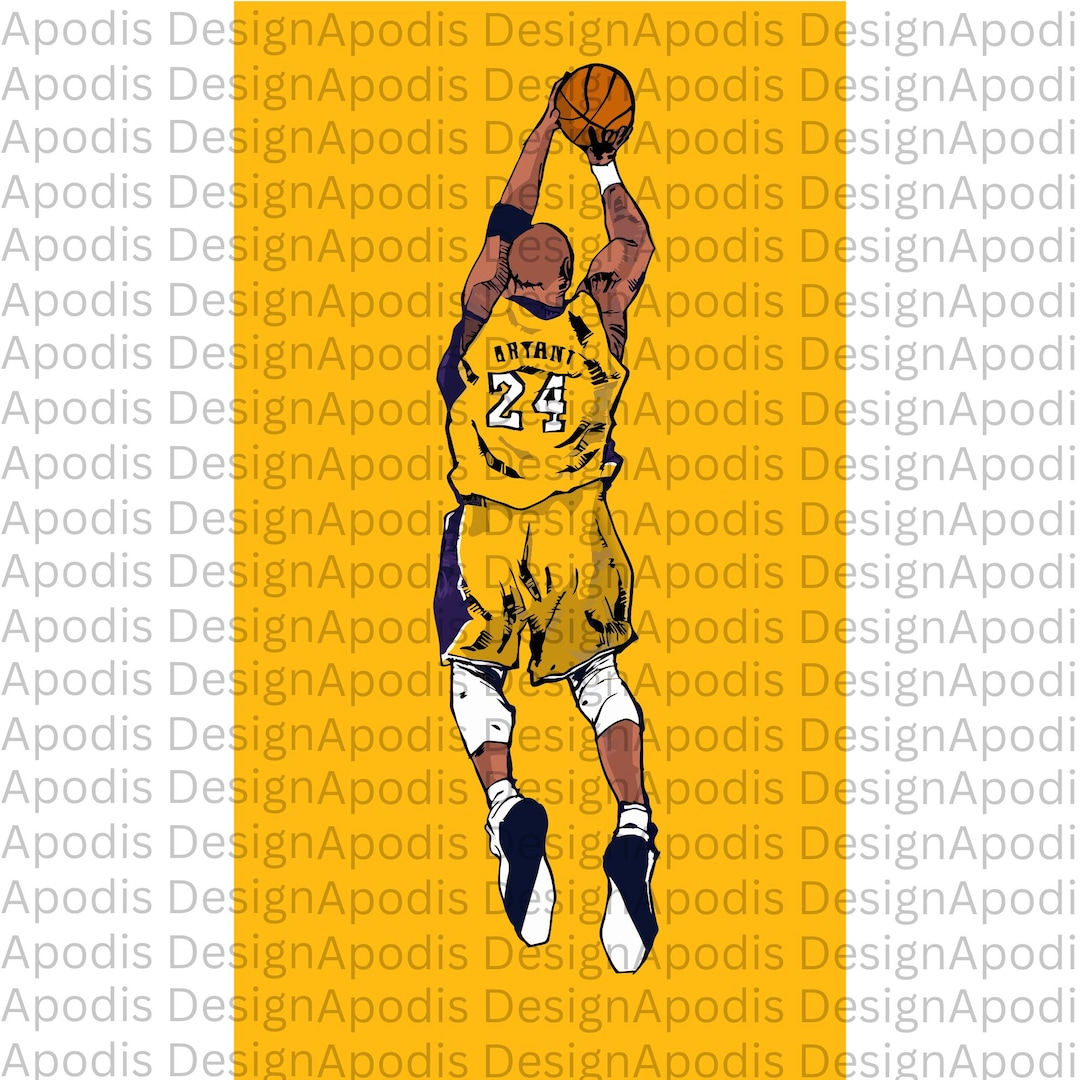Kobe Bryant SVG ,kobe Bryant PNG ,basketball Star SVG - Etsy