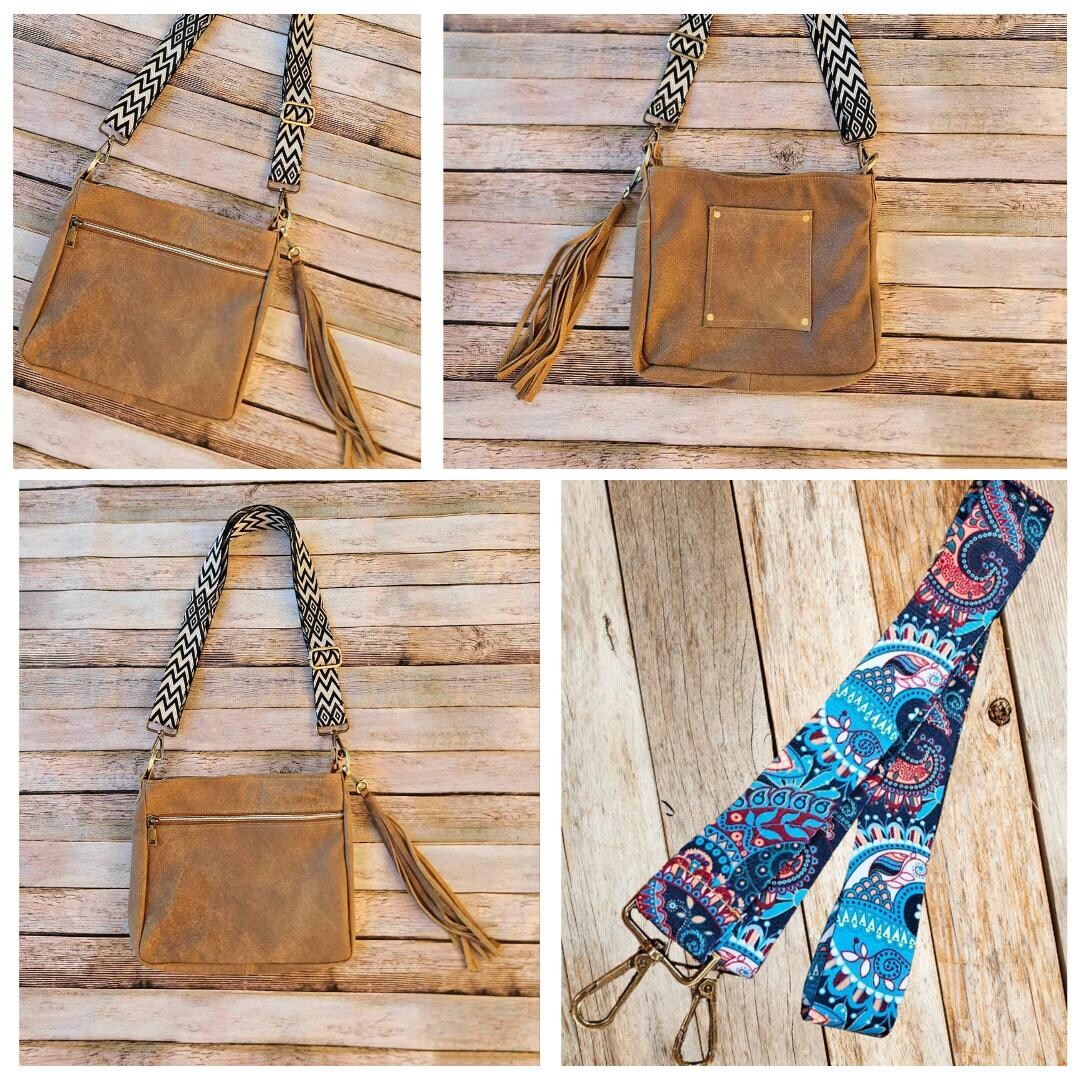Lyndel Grace Camel Leather Crossbody Bag - Etsy