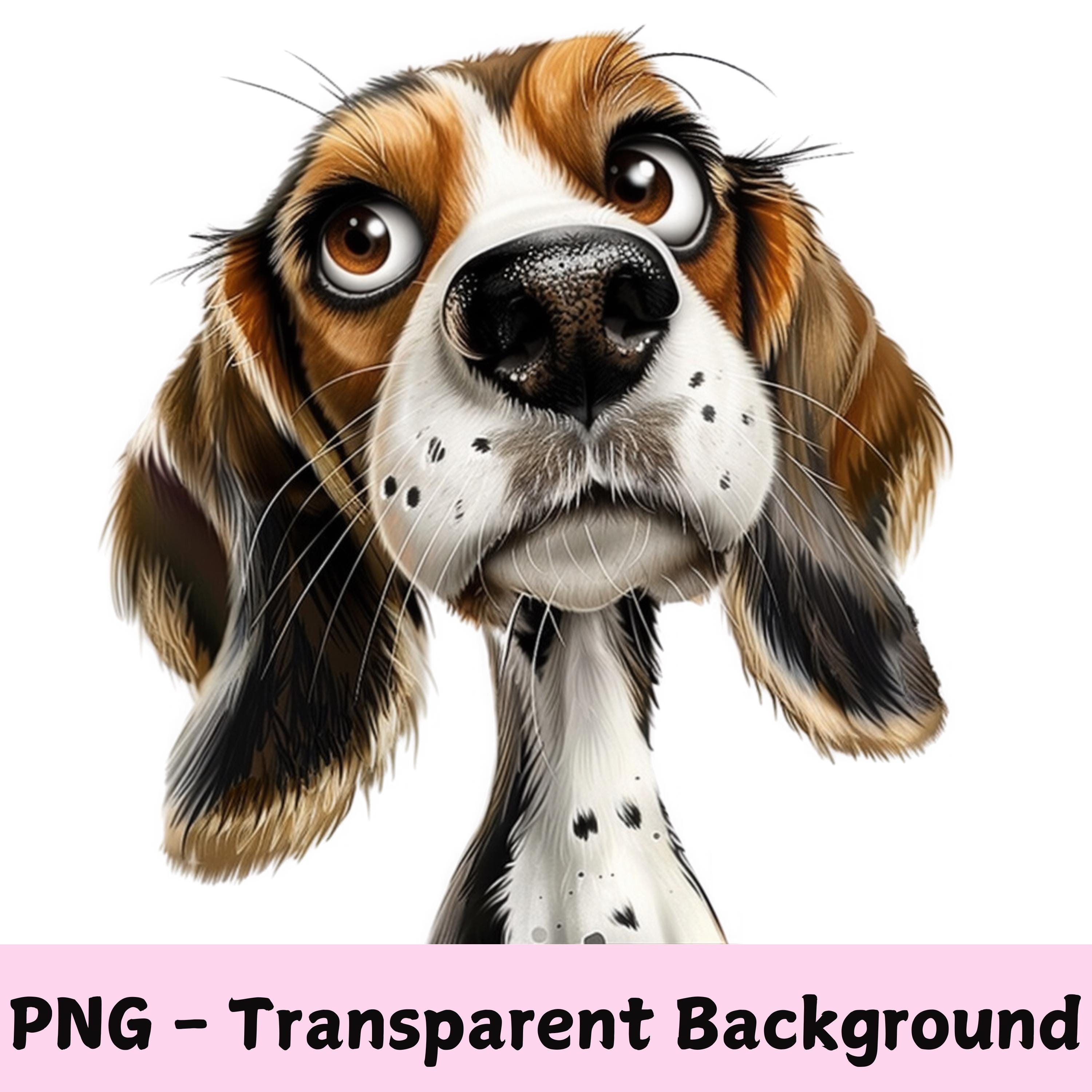 Quirky Dog Clip Art, Funny Dog Images, Dog Clipart, Watercolor Clipart ...