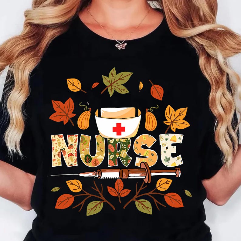 Fall Nurse Png Bundle, Autumn Pumpkin NICU PACU RN Quotes, Thankful ...