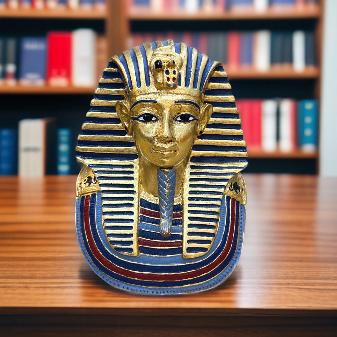 Tutankhamun Egyptian Gold Plated Mask Statue ,handcrafted High Quality ...