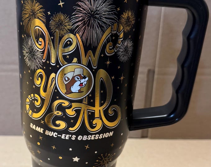 NEW! 2025 Buc-ee’s New Years Tumbler Cup, Bucees 40 Oz Tumbler With ...