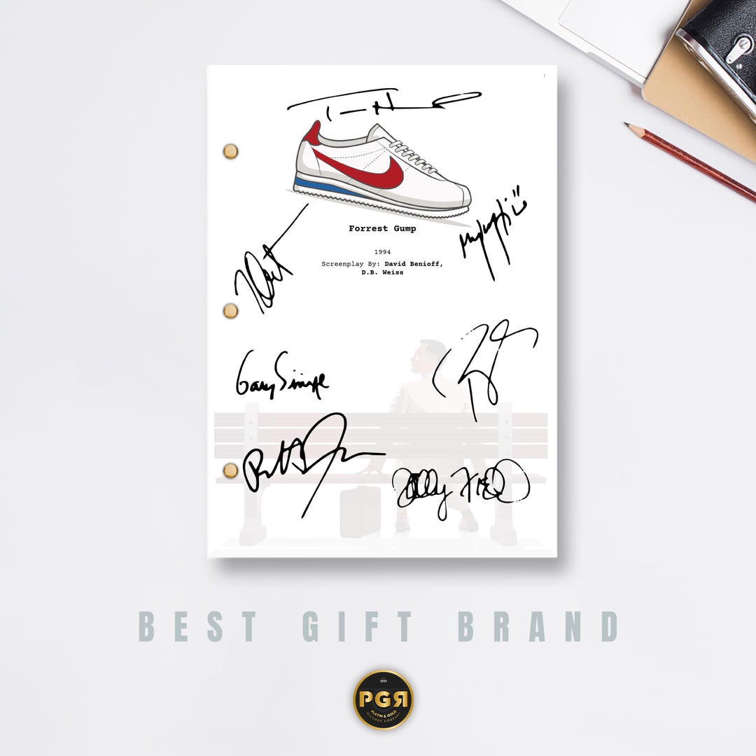 Forrest Gump | Copy Signed Script Buy Movie & TV Scripts Online - High ...