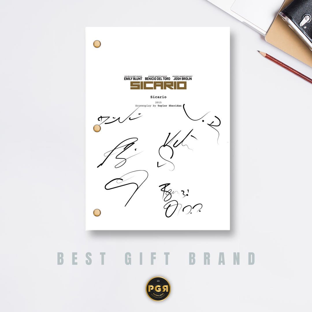 Sicario | Copy Signed Script Buy Movie & TV Scripts Online - High ...