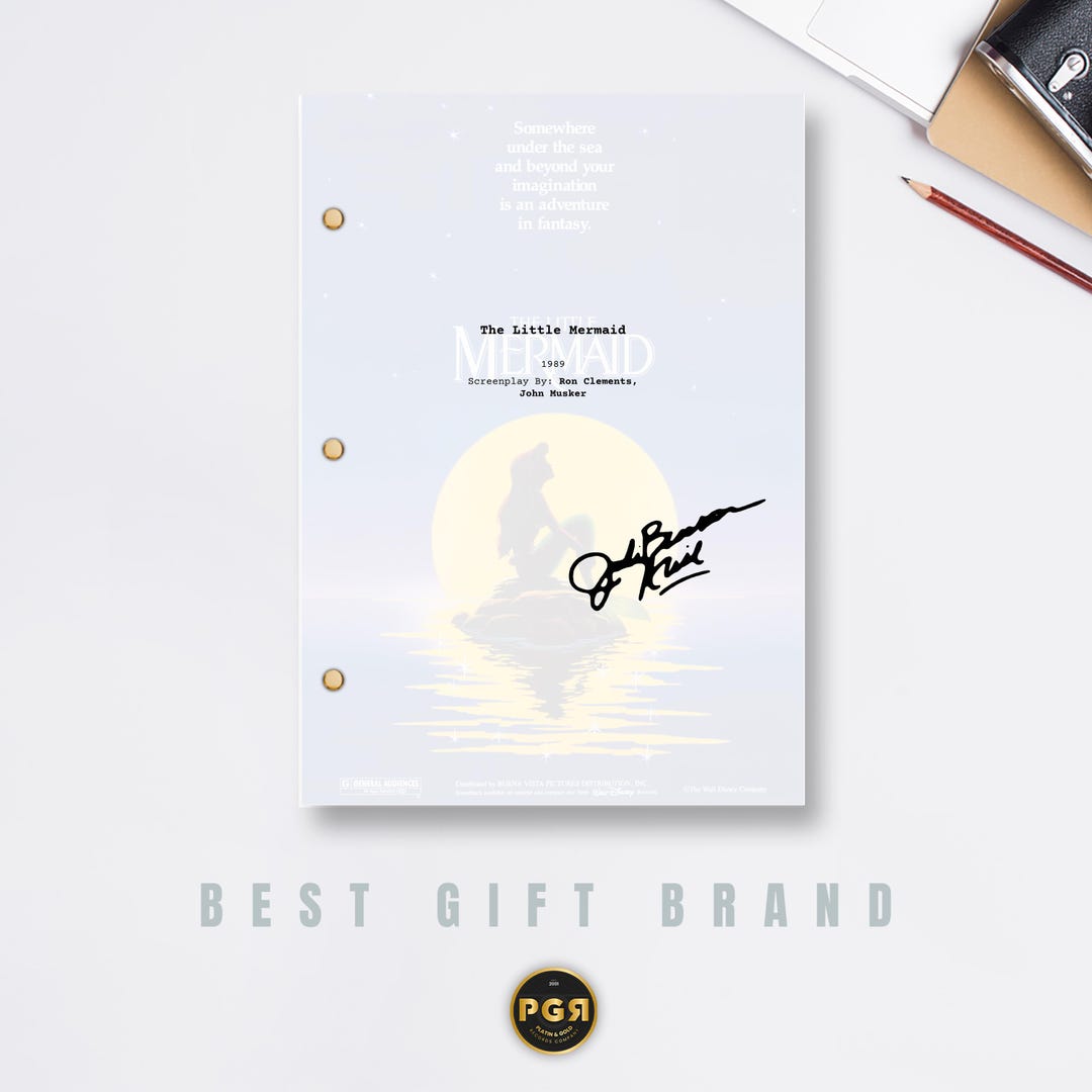 The Little Mermaid | Copy Signed Script Buy Movie & TV Scripts Online ...