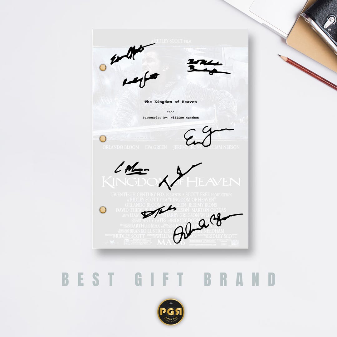 The Kingdom of Heaven | Copy Signed Script Buy Movie & TV Scripts ...