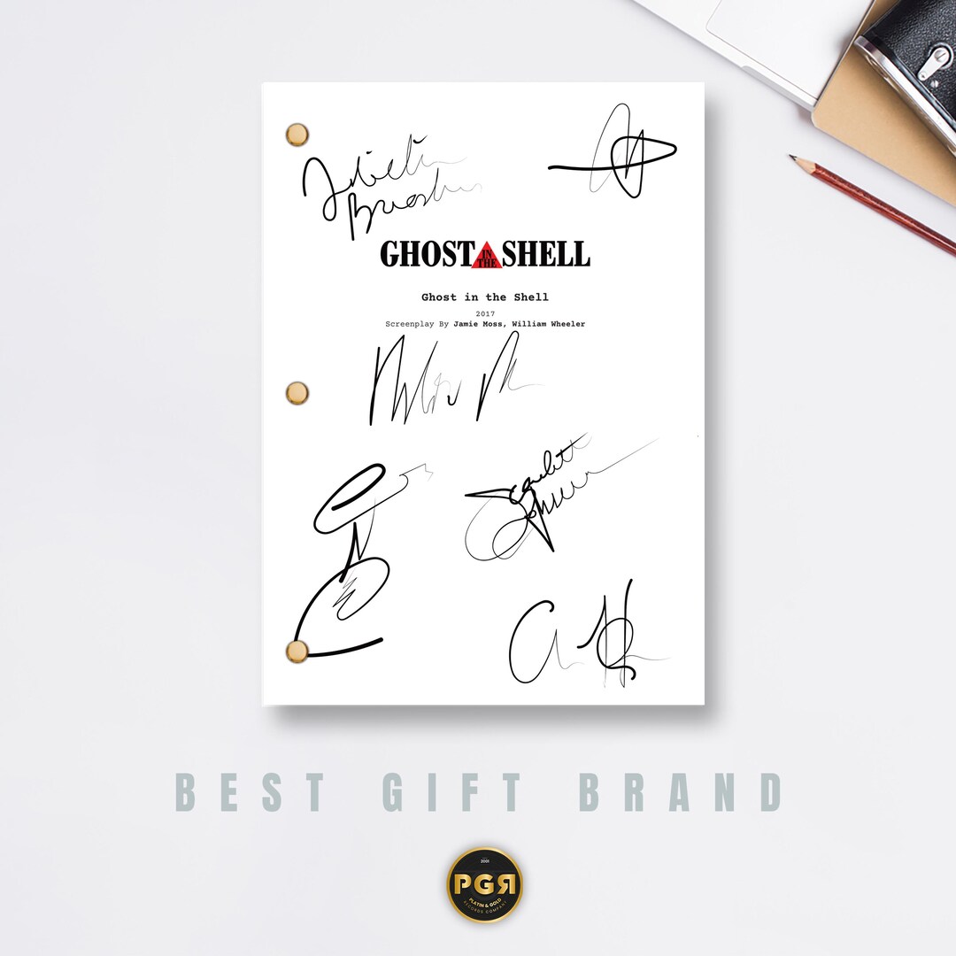 Ghost in the Shell | Copy Signed Script Buy Movie & TV Scripts Online ...