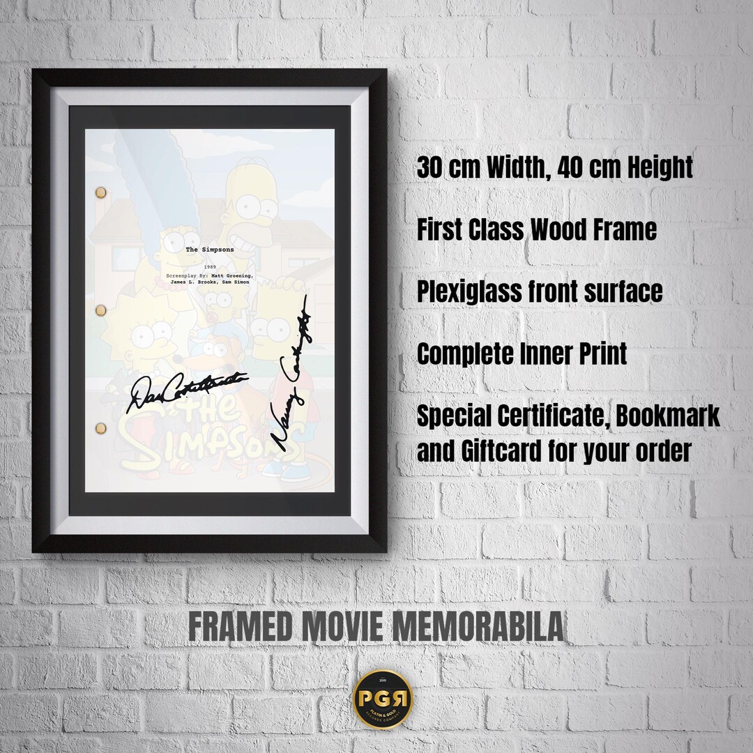 The Simpsons| Copy Signed Script Buy Movie & TV Scripts Online - High ...