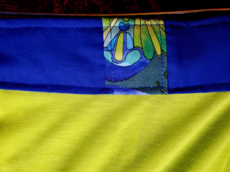 Lime & Royal Skirt - Etsy UK