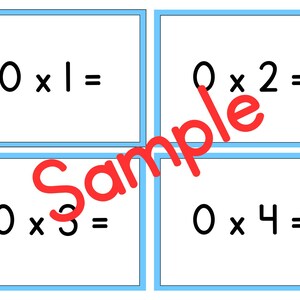 Multiplication Flash Cards – Printable Times Tables – Kids Math ...