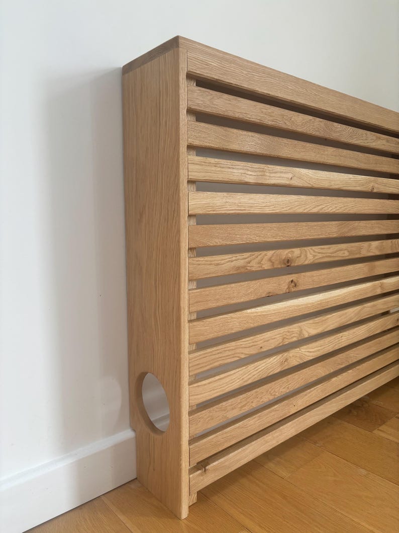 Solid Oak Horizontal Radiator Cover (framed) - Etsy UK