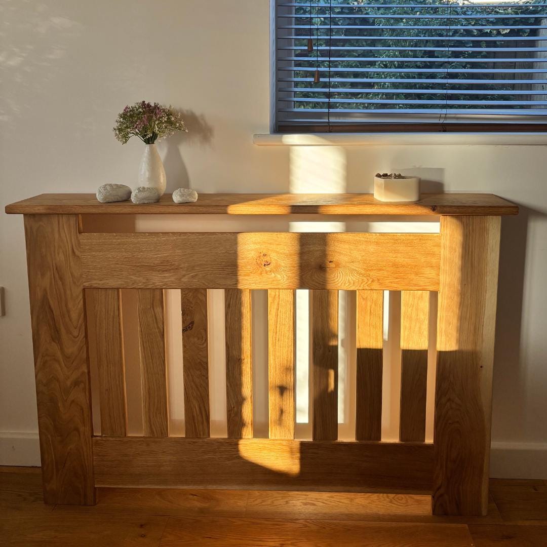 Solid Oak Traditional Radiator Cover - Etsy