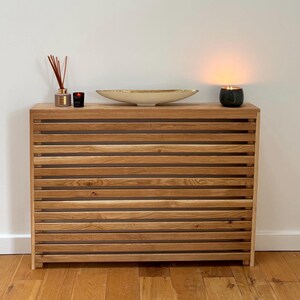 Solid Oak Horizontal Radiator Cover (framed) - Etsy UK