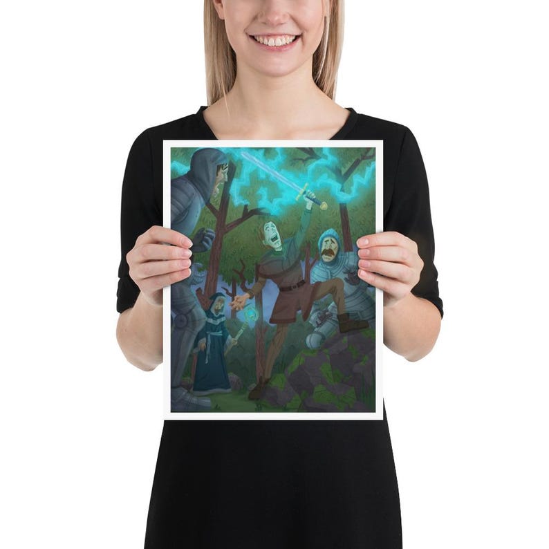 Arthur and the Sword in the Stone Poster - Etsy