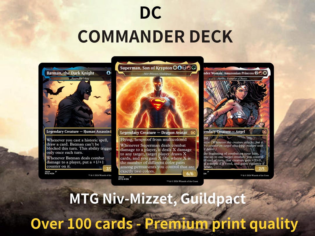 DC Commander Deck Superman Forge a New Legacy in the Mtg Multiverse ...