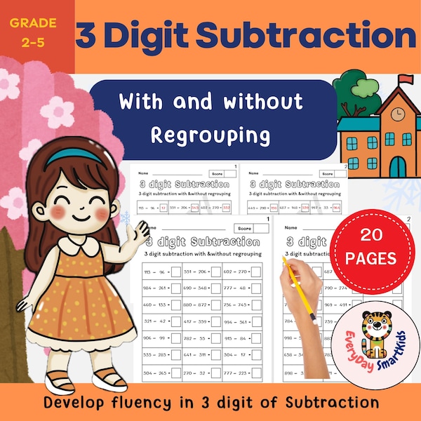 Math Regrouping Lesson - Etsy