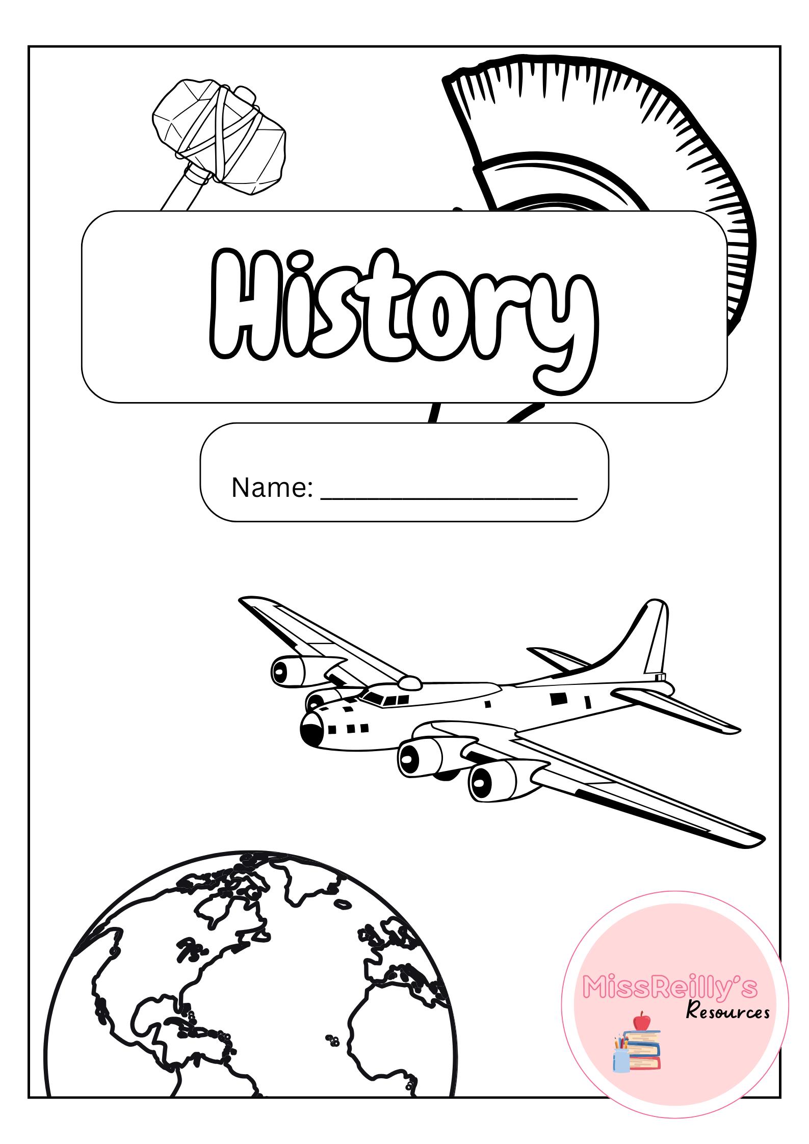 Subject Book Covers (black & White) | Classroom Resources - Etsy