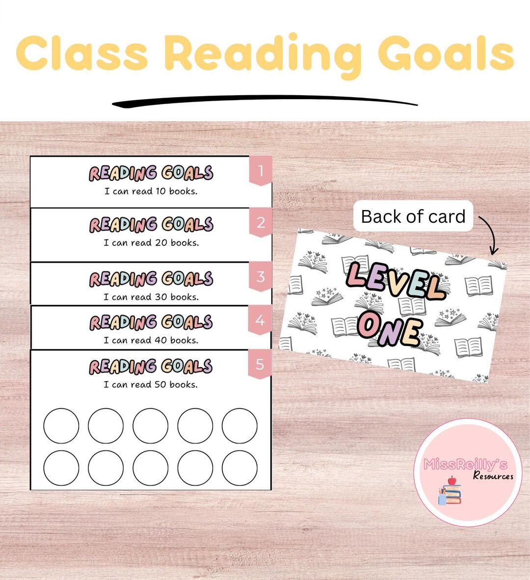 Class Reading Goals | Literacy Resource | Stamp Card | Classroom ...