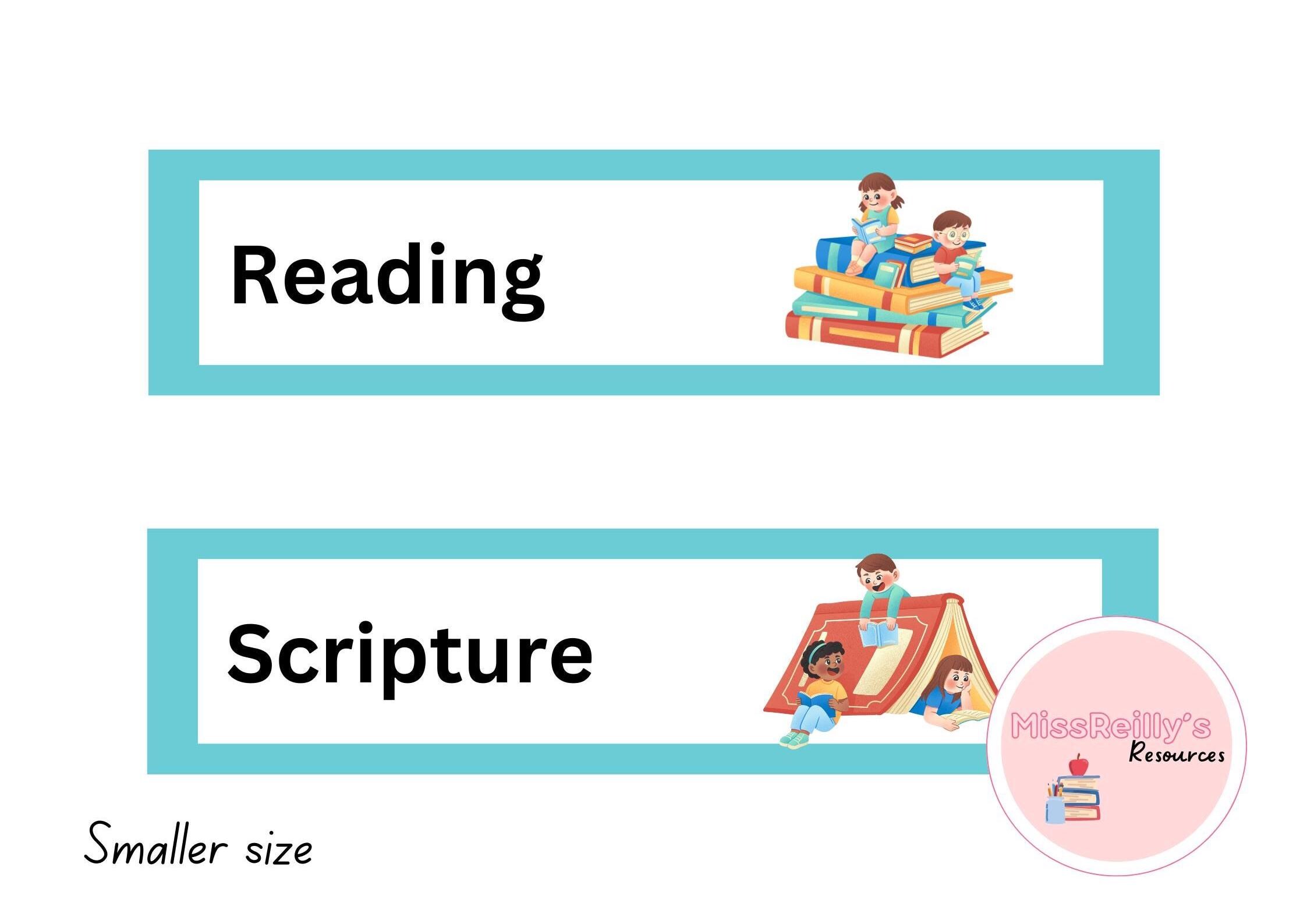 Daily Schedule Displays | Classroom Organisation - Etsy
