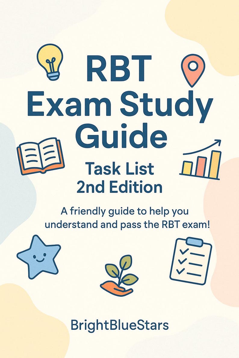 RBT Exam Study Guide: 2nd Edition Task List (digital Download) - Etsy