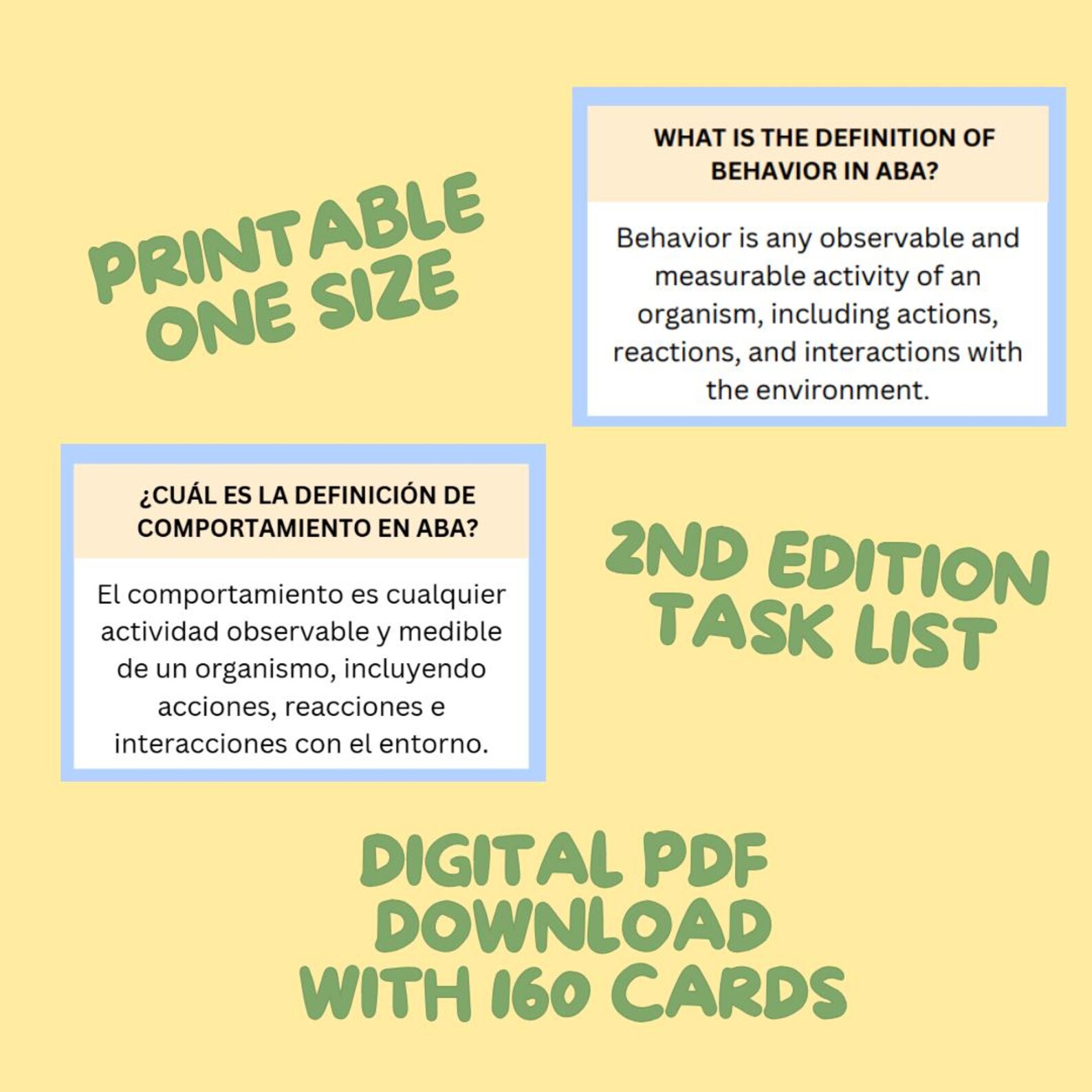 RBT Exam Flashcards: 160 Study Cards, English & Spanish (PDF) - Etsy