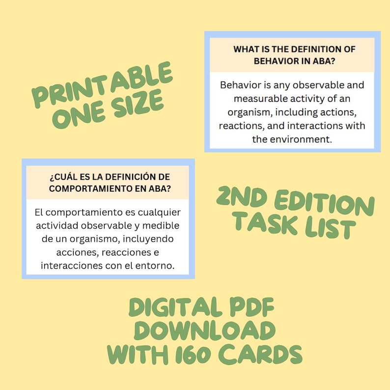 RBT Exam Flashcards: 160 Study Cards, English & Spanish (PDF) - Etsy