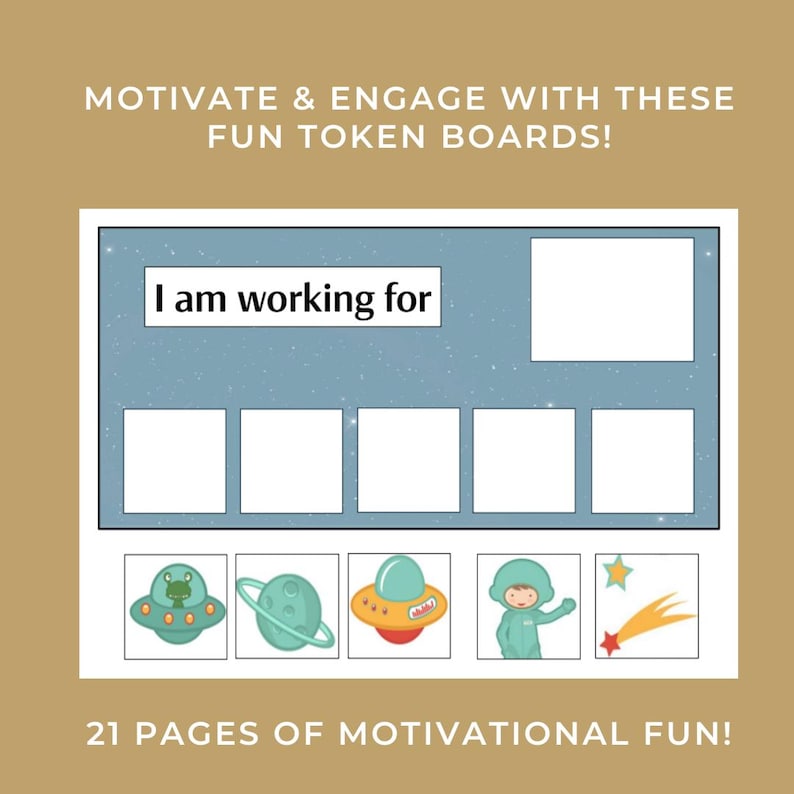 21 Themed Token Boards, Token Economy, Token Economy System, ABA Reward ...